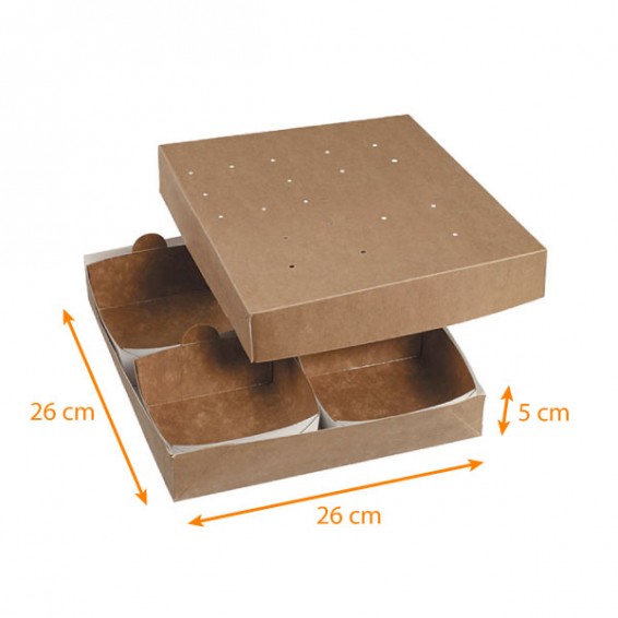 Modulo box in brown kraft - Packeos