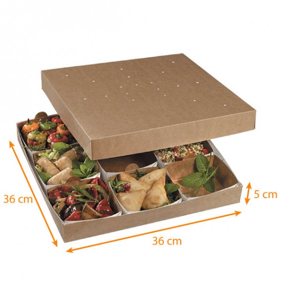 Modulo box in brown kraft - Packeos