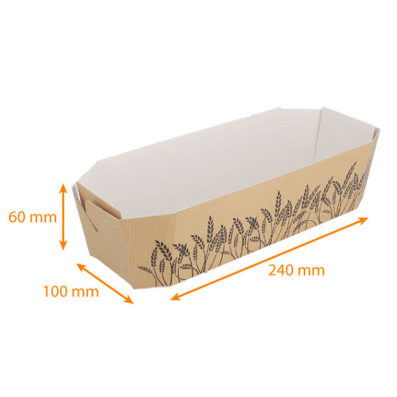Cardboard baking tray - Packeos
