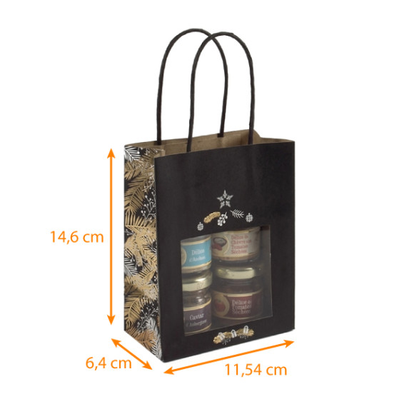 Sac poignée ficelle de Noël pas cher | Fournisseur de packaging